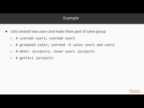 Learn Hadoop Administration and Cluster Management Linux ACLs|packtpub com - Mind Luster