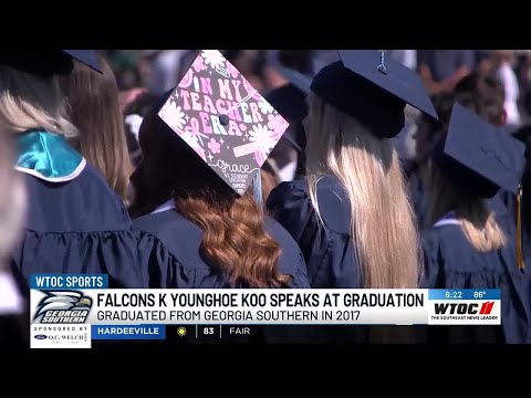 Falcons kicker Younghoe Koo returns to Georgia Southern as commencement speaker