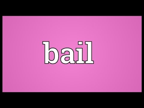 Bail Meaning