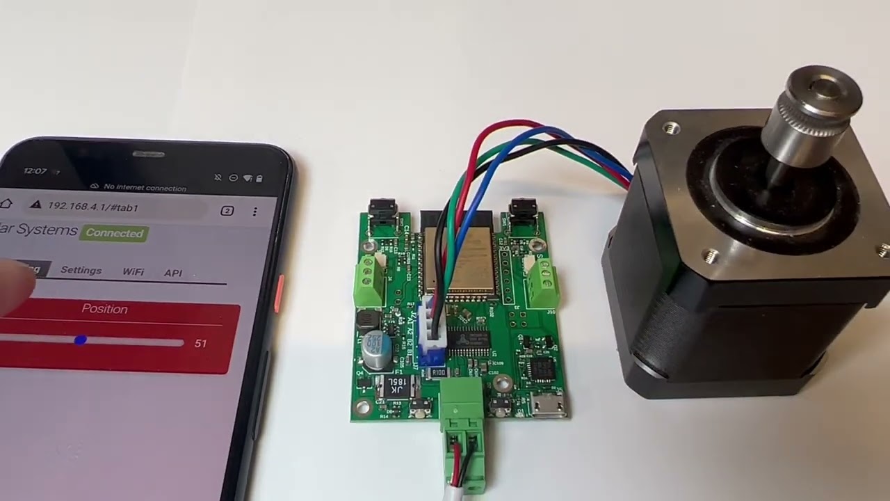 WiFi Stepper Motor Driver (ESP32 + TMC2209)