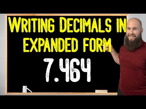 How To Write Decimals In Expanded Form (Parentheses)