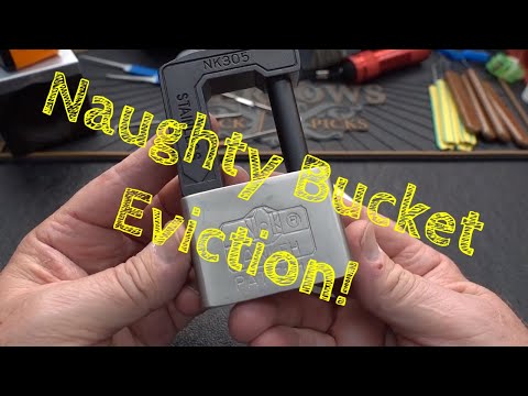 (1358) Ankeh NK-305 (Alien Technology) Padlock Picked Open