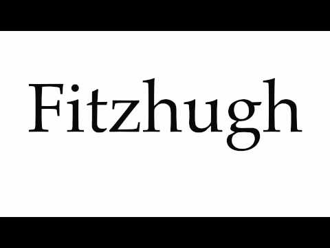 How to Pronounce Fitzhugh