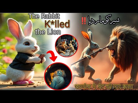 Story of a clever Rabbit and a cruelest Lion| Story of Intelligent Rabbit| Urdu/Hindi HD