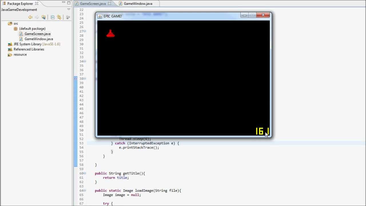 Java Game Development - ep.7- FPS counter, YEAH!