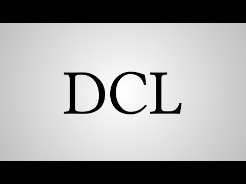 What Does "DCL" Stand For?