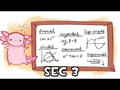 COMPLETE GUIDE to O Level A Math - ALL SEC 3 TOPICS