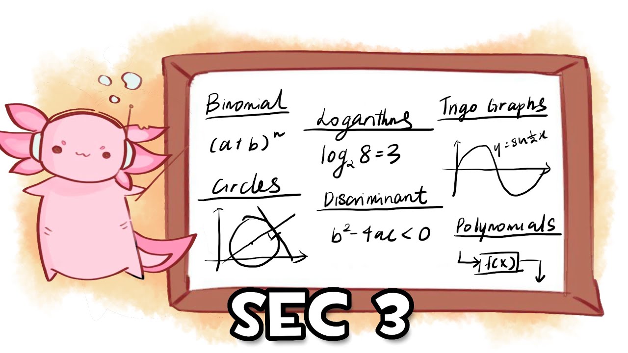 COMPLETE GUIDE to O Level A Math - ALL SEC 3 TOPICS