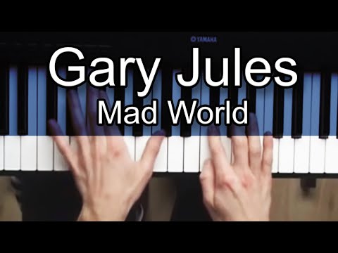 Mad World Piano - How to Play Gary Jules Mad World Piano Tutorial!