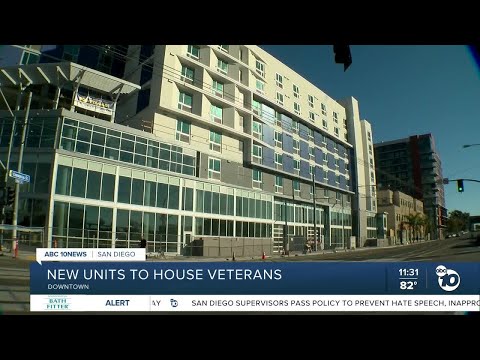 First-hand look inside downtown San Diego facility with units for veterans