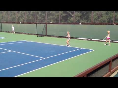 Urszula Radwanska backhand practice
