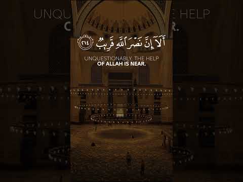 Surah Al-Baqarah(2:ending of ayat 214).Translation:SAHEEH INTERNATIONAL#quran #muhammadﷺ #albaqarah