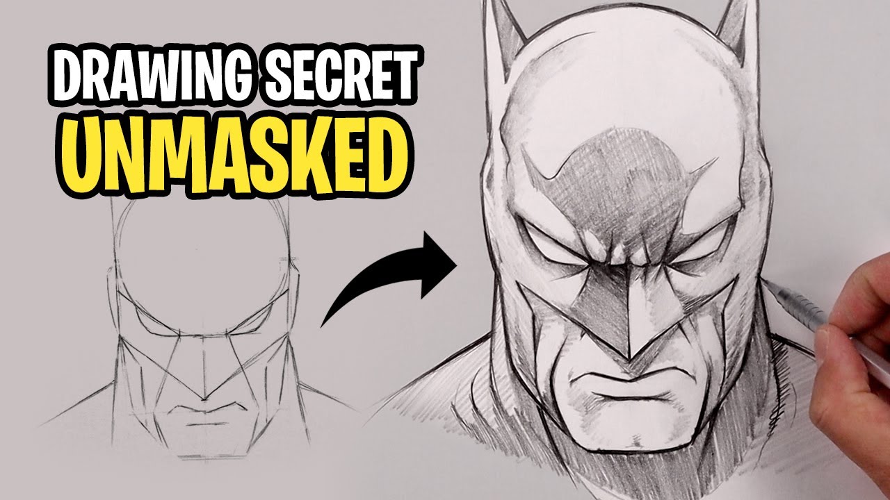 How To DRAW FACES | Batman | Sketch Tutorial