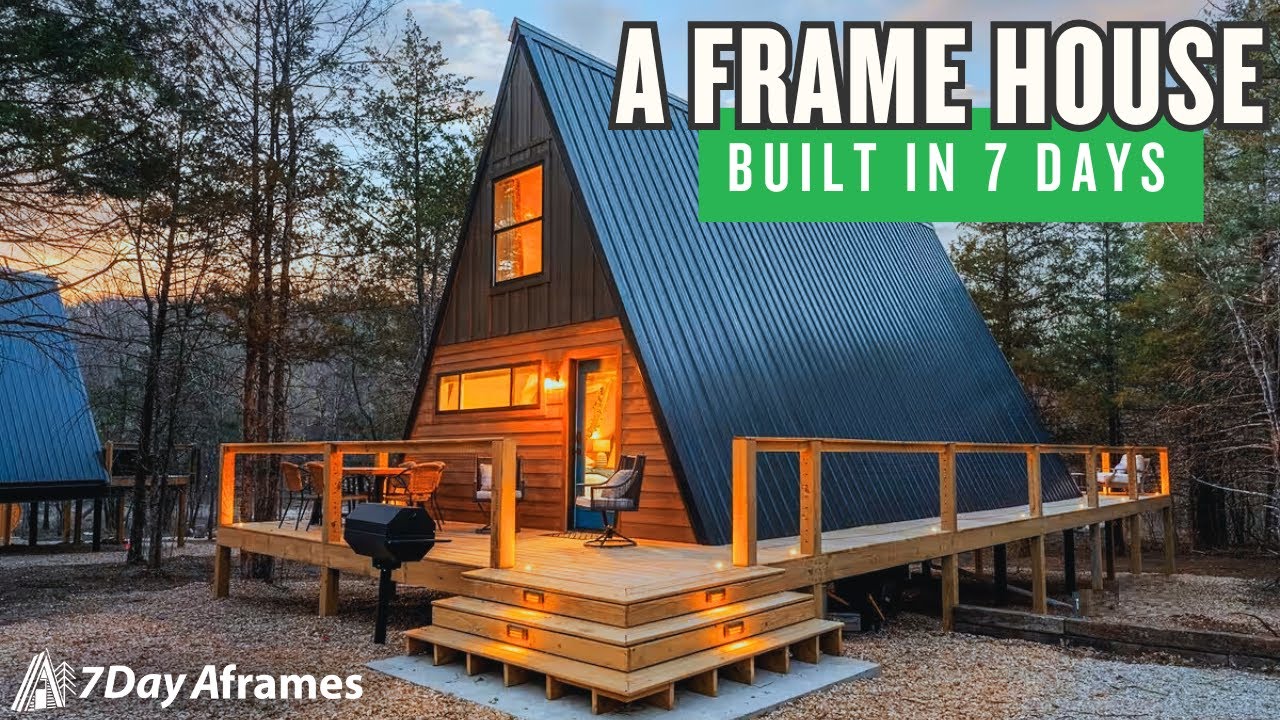Prefabricated A-frame House Kit