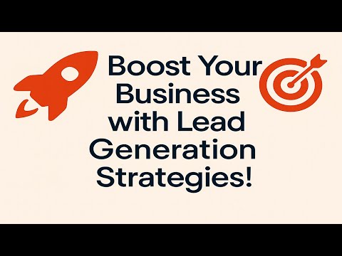 Boost Your Business with #leadgeneration Strategies! 🚀