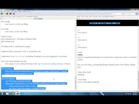 Learning Inform 7: Part 4 – Digital Ephemera