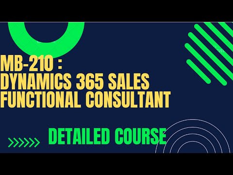 Learn Dynamics CRM Sales Module - Detailed Course - Lead - Opportunity - Product Catalog