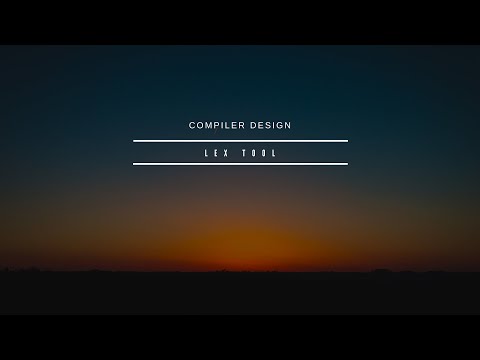 Compiler design - Tamil -Lex tool - Chitra's world