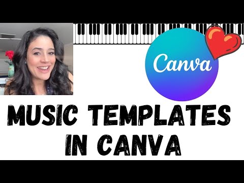 CANVA FOR MUSIC TEACHERS | EDIT A MUSIC TEMPLATE IN CANVA | EASY CANVA TUTORIAL