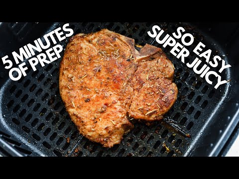 Air Fryer Pork Chops | Easy, Super Juicy & Super Tender Air Fried Pork Chops