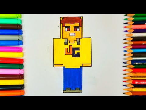 Techno Gamerz Minecraft skin drawing