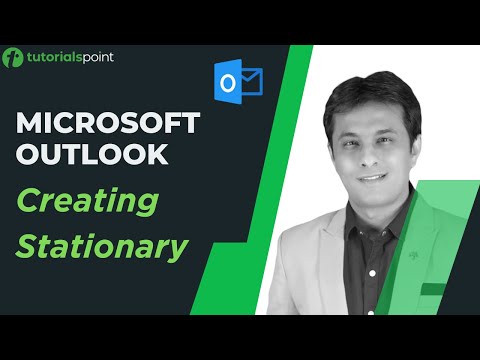 MS Outlook | Creating Stationery in Outlook | Tutorialspoint