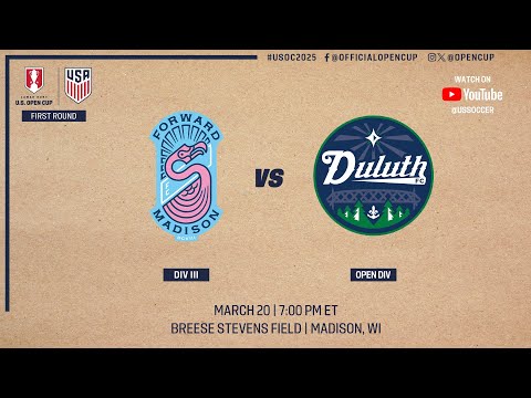 2025 Lamar Hunt U.S. Open Cup Round 1: Forward Madison FC vs. Duluth FC - 03/20/2025