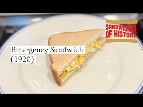 Emergency Sandwich (1920) on Sandwiches of History