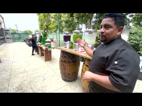 Catering a Wedding For 200 Guests In Orange County, Checkout Our Taco Catering Set-up!