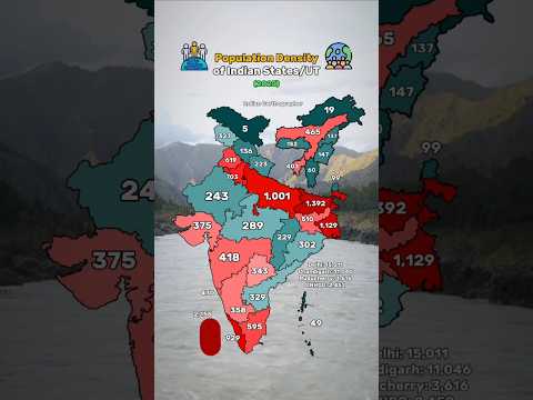 Population Density of Indian States How Crowded Is India?