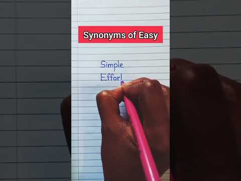 Synonyms of Easy in English #synonyms #shortsvideo #viral #trending