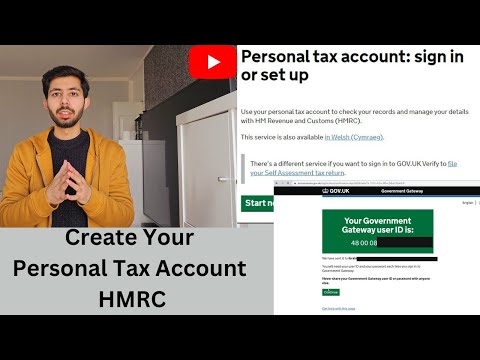 HMRC - Personal Tax Account UK Creation / international student /Step by Step/On Provisional licence