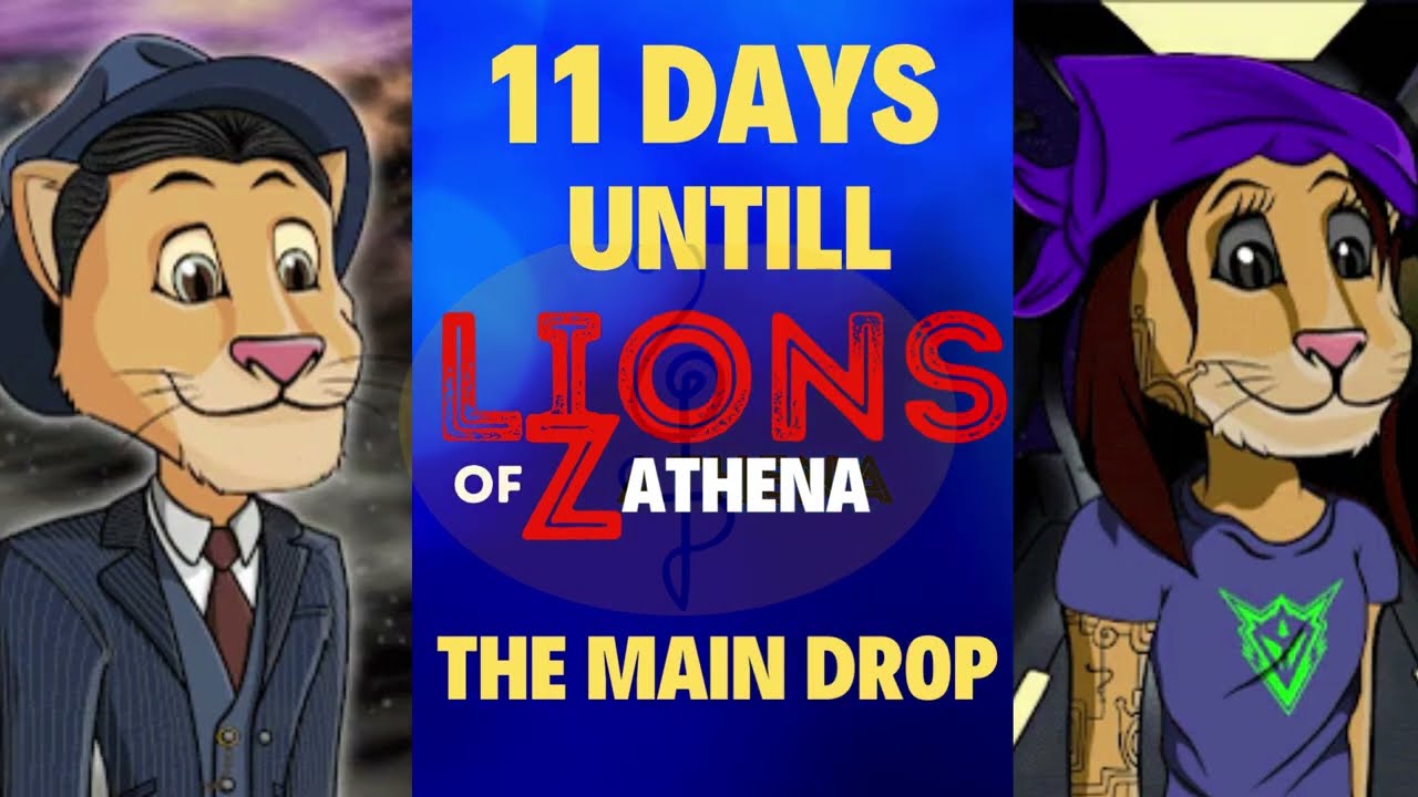 LIONS OF ZATHENA-GENESIS LION COLLECTION-MINT NOW-OPENSEA