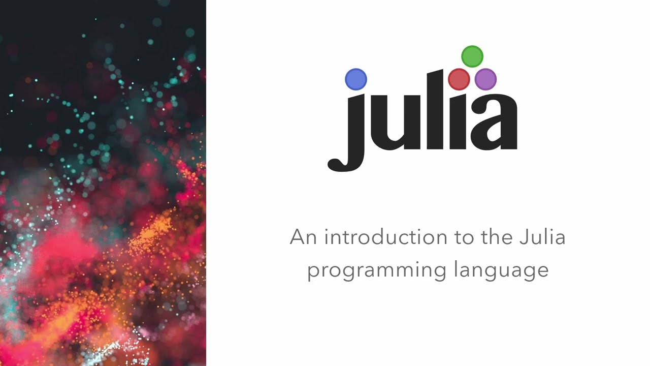 Programming Tutorial in Julia - Introduction / Installation