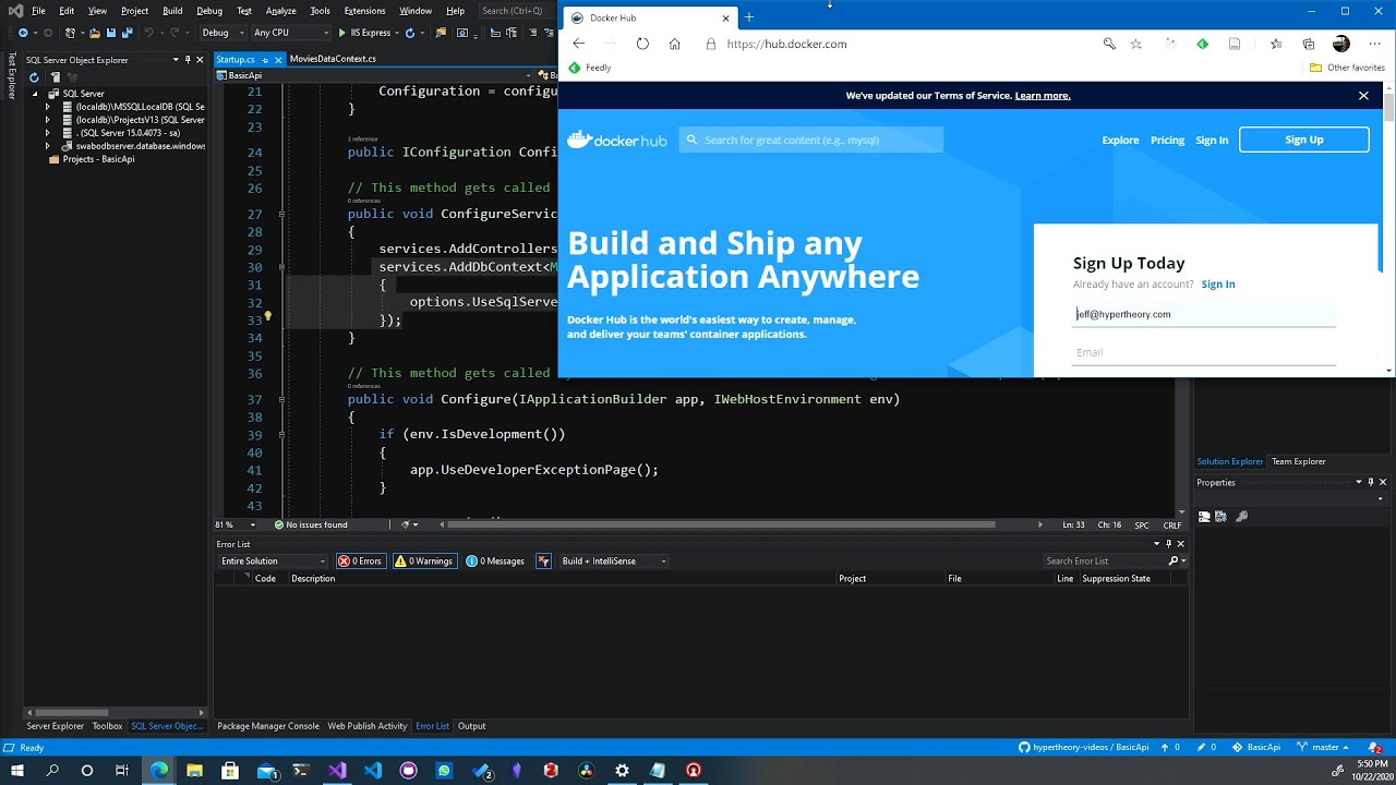 Using SQL Server Docker Images for Development