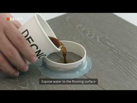 Waterproof Laminate Flooring Test - DECNO