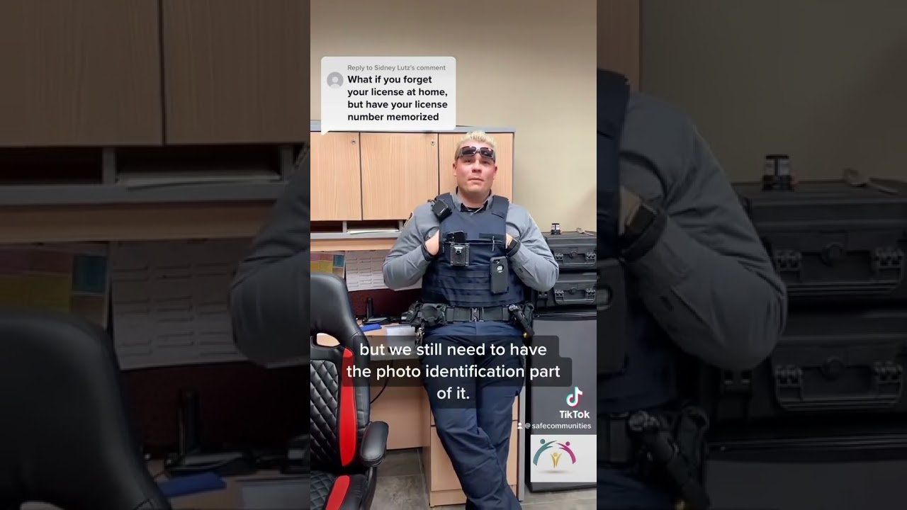 What if you forget your license at home?