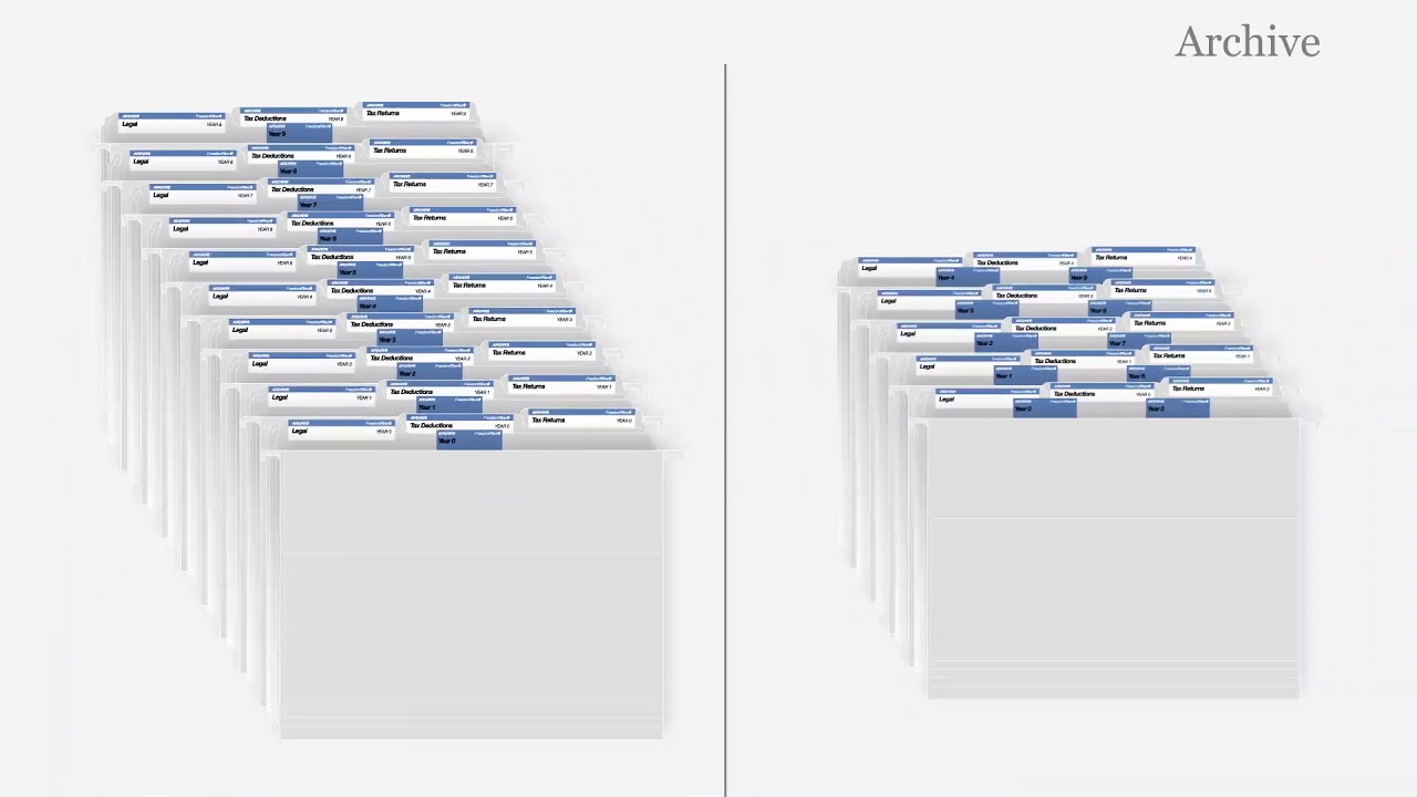 Home Filing System 1/3 Tab by FreedomFiler