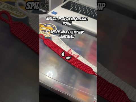 Spider-Man Bracelet Tutorial !! #spiderman #tutorial #artist #friendshipbracelet