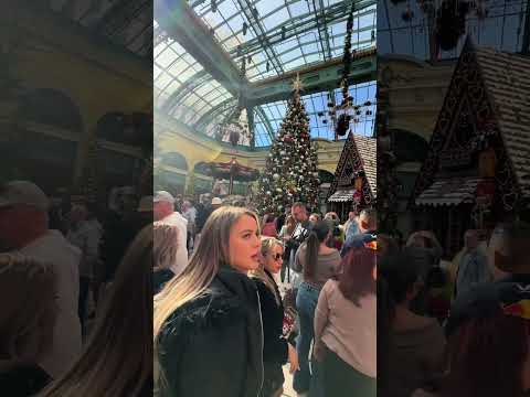 Christmas Splendor: Exploring Bellagio's Festive Holiday Decorations#ChristmasDecor