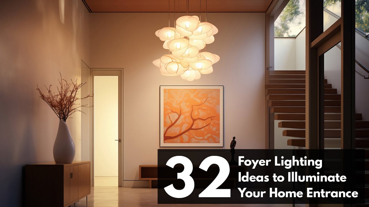 32 Foyer Lighting Ideas to Illuminate Your Home Entrance