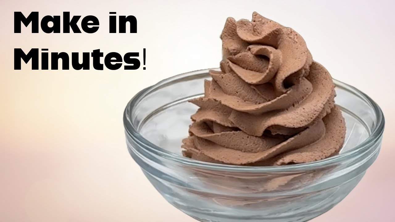 How to Make Chocolate Whipped Cream at Home So Easy!
