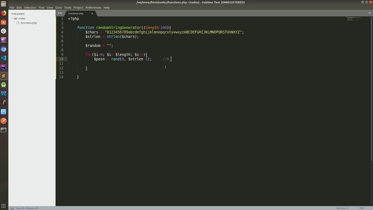 Random String Generator -php, Code From Here