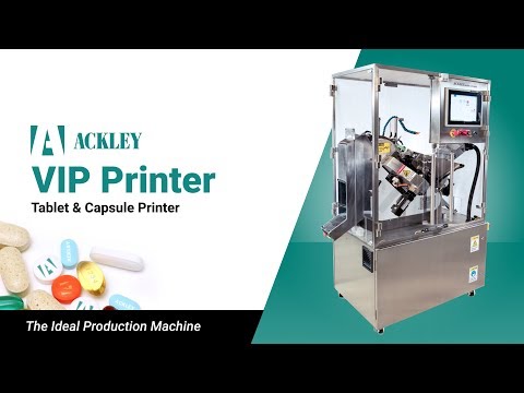 Ackley VIP Printer: Pharmaceutical Capsule and Tablet Printer
