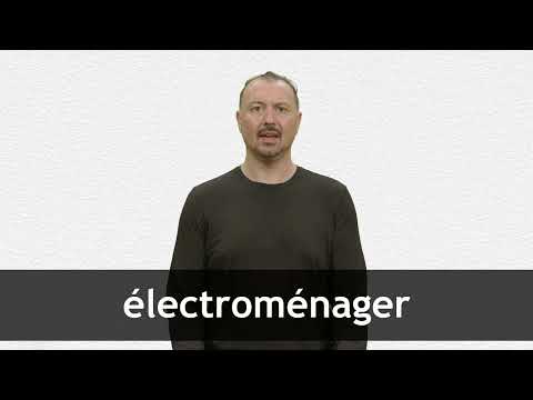 English Translation of “ÉLECTROMÉNAGER” | Collins French-English Dictionary