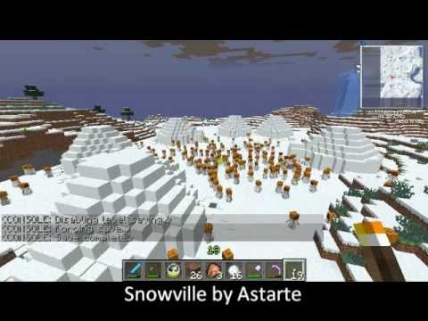 Snow Village Minecraft Map