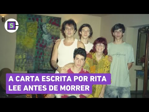O que diz a carta emocionante e inédita de Rita Lee, feita para o marido e filhos antes de morrer