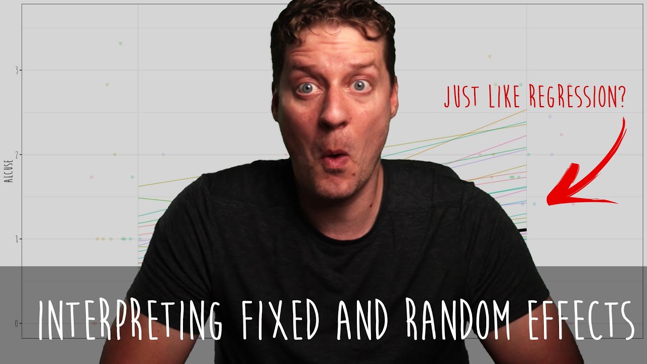 Interpreting fixed and random effects in mixed models