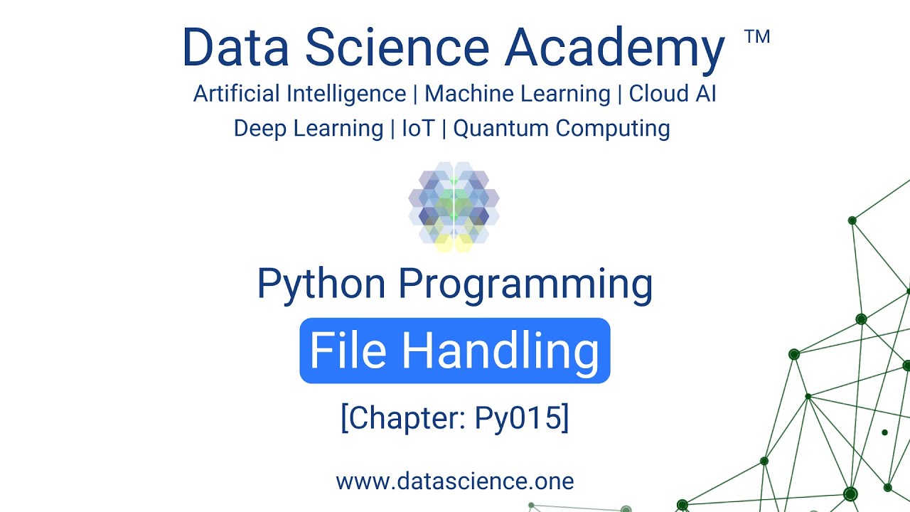 Python Programming for Beginners Py015: File Handling