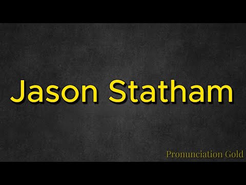 How to Pronounce Jason Statham - Say it Correctly Every Time!